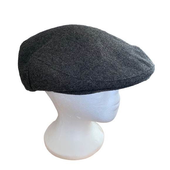 totes | Accessories | Totes Mens Large Wool Blend Flat Hat Charcoal ...